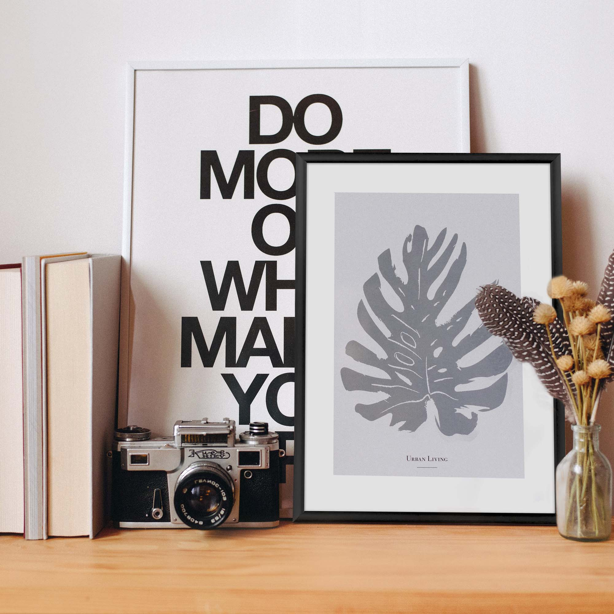 Ramka aluminiowa czarna QAL 60x80 cm - Decorantes.pl™